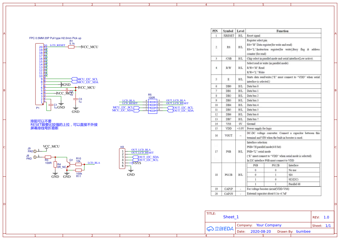 LCD1602_ST7032_BOX - 嘉立创EDA开源硬件平台