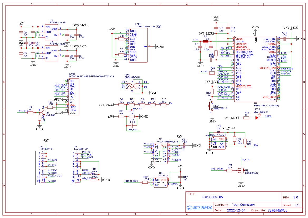RX5808-Div - 嘉立创EDA开源硬件平台