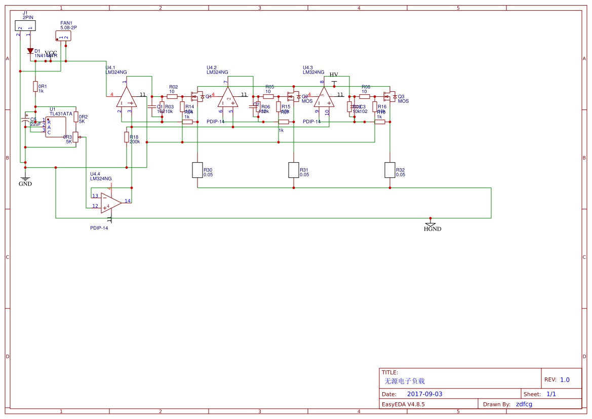 LM324电子负载 copy - 嘉立创EDA开源硬件平台