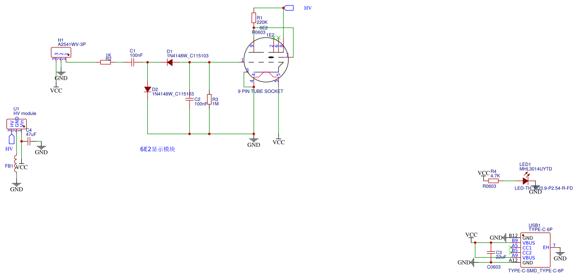 6e2电子管驱动电路图,6e2最简单电路_大山谷图库