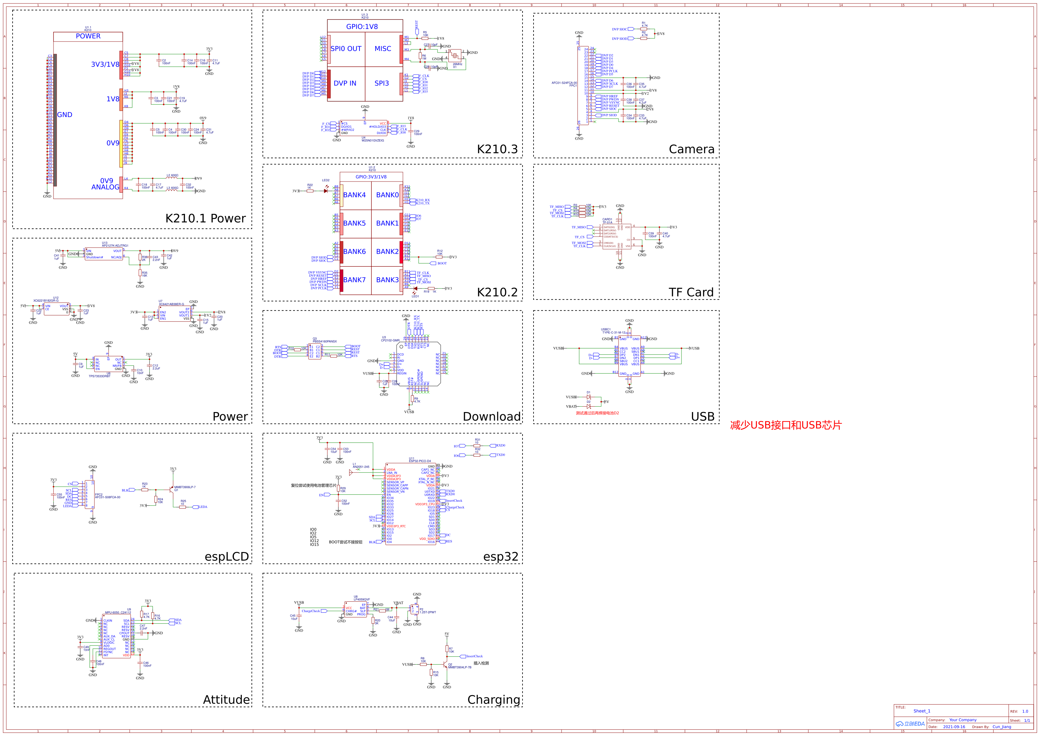 K210 板子 - 嘉立创EDA开源硬件平台