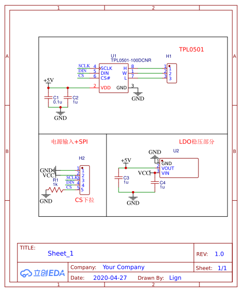 TPL0501 - 嘉立创EDA开源硬件平台
