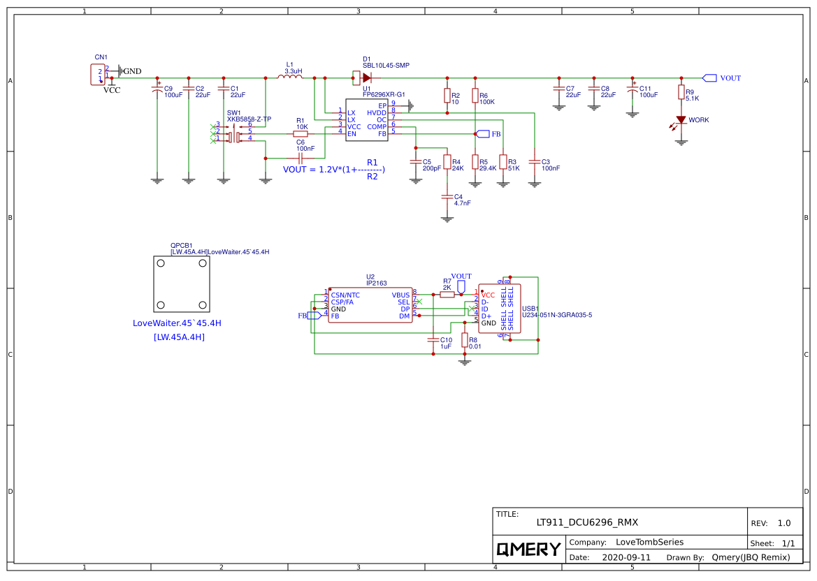 [Remix]FP6296核心，10A单锂升压快充模块 - 嘉立创EDA开源硬件平台