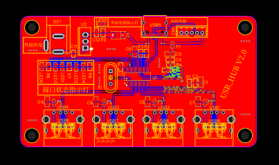 USB-HUB-FE1.1S V2.0 - 嘉立创EDA开源硬件平台