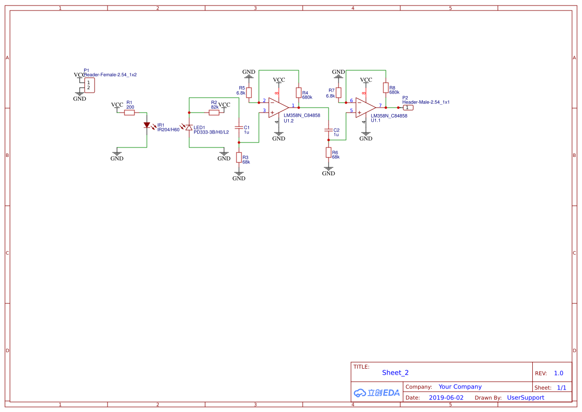 心率检测 - 嘉立创EDA开源硬件平台
