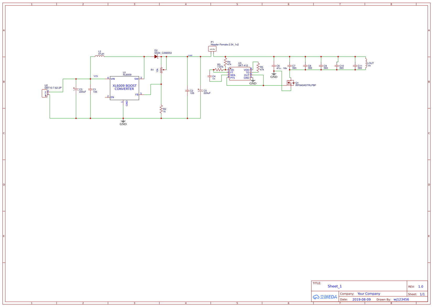 XL6009 - 立创EDA开源硬件平台