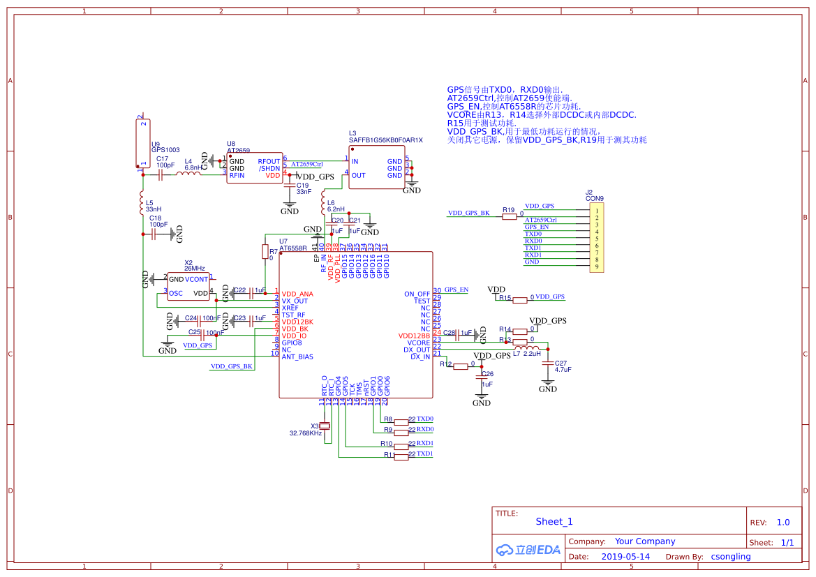GPS_AT6558R copy - 立创EDA开源硬件平台