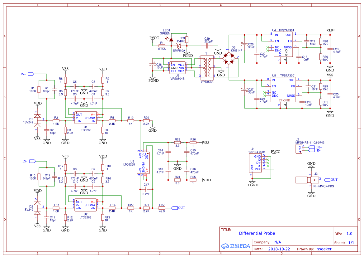 100M_diff_prob - 嘉立创EDA开源硬件平台