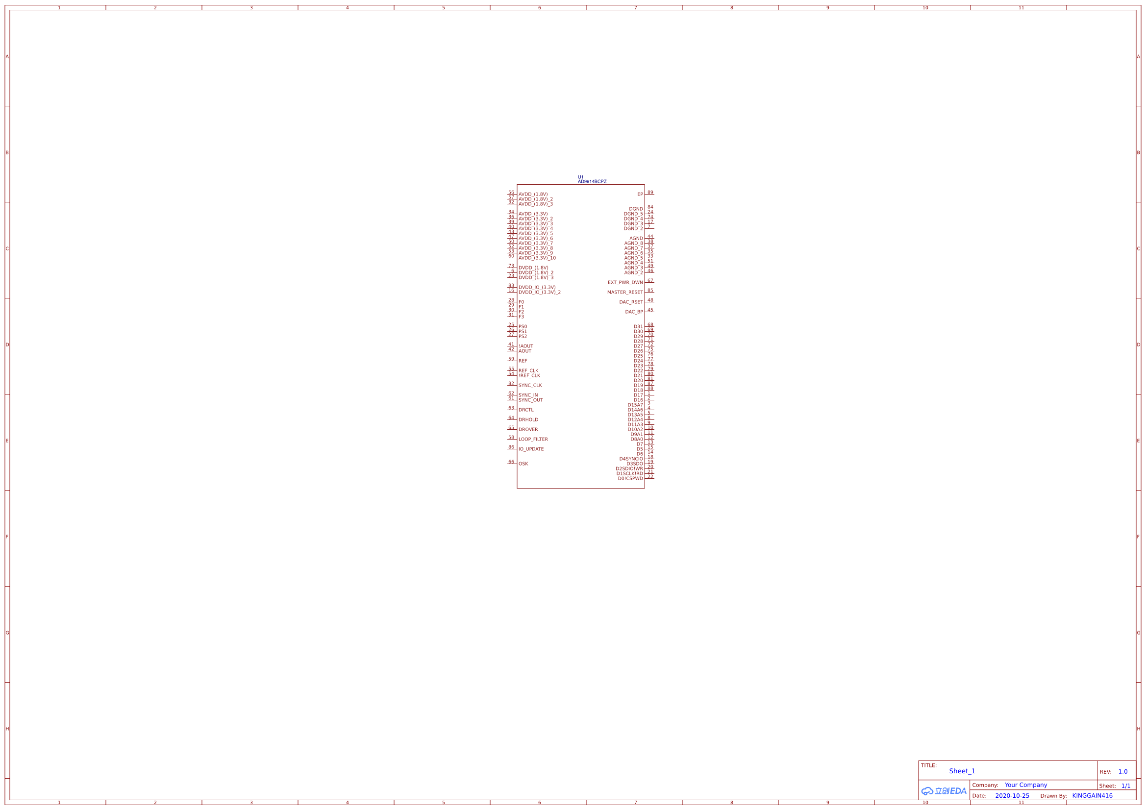 ad9914-第一版 - 立创EDA开源硬件平台