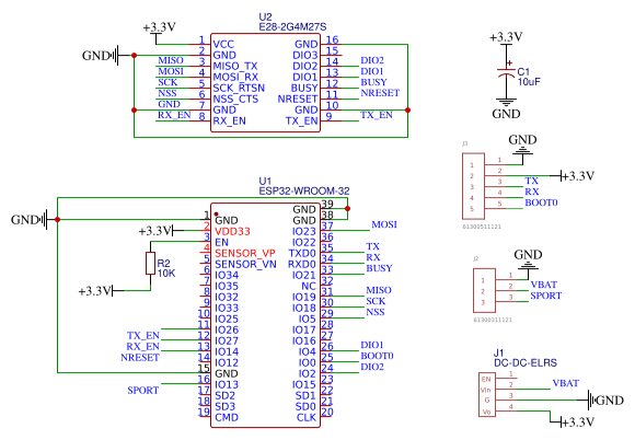 ExpressLRS高频头 ELRS-Slimmer-2.4G - 立创EDA开源硬件平台