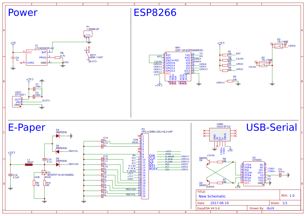 Esp8266 Weather Old 嘉立创eda开源硬件平台 