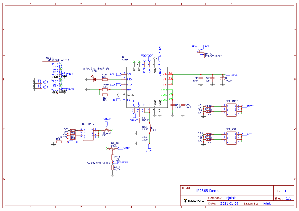 英集芯-IP2365评估板(OEM) - 嘉立创EDA开源硬件平台