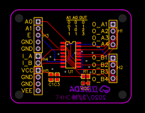 74HC4052模拟开关模块 - 嘉立创EDA开源硬件平台