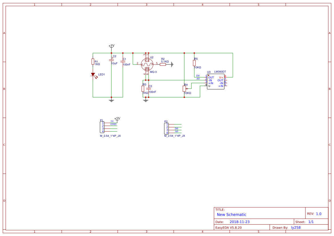 MQ系列原理图MQ-3（酒精） - 嘉立创EDA开源硬件平台