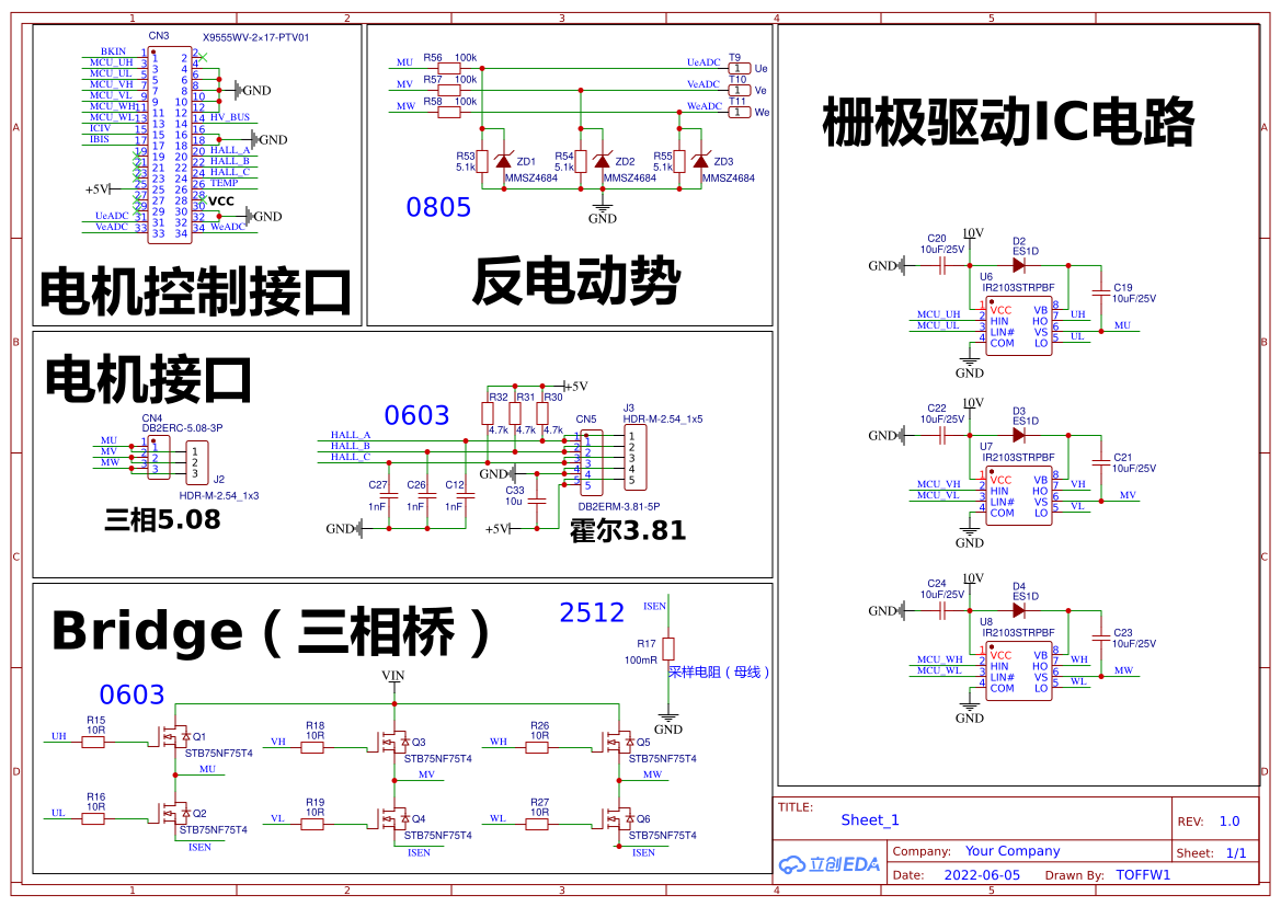 【CW32】无刷直流电机 - 嘉立创EDA开源硬件平台