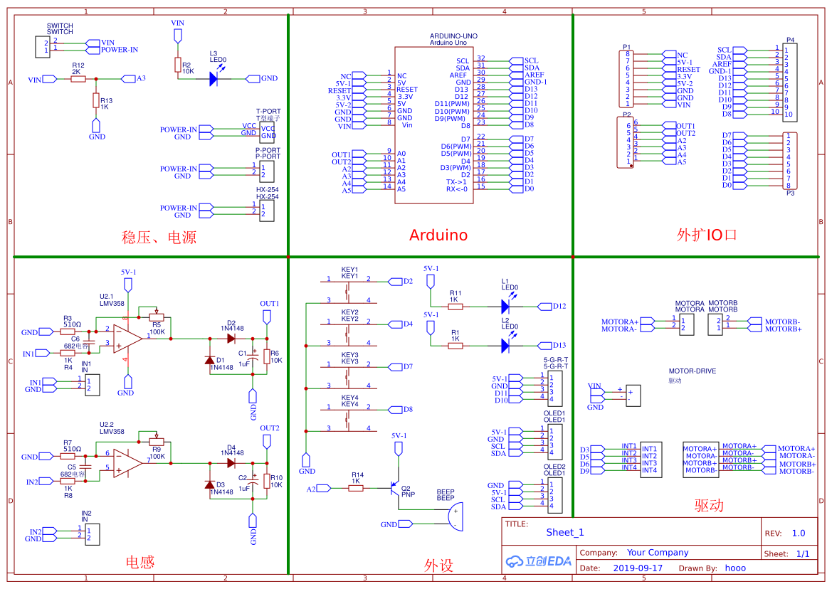 CH340T的USB转串口；USB转UART； - 立创EDA