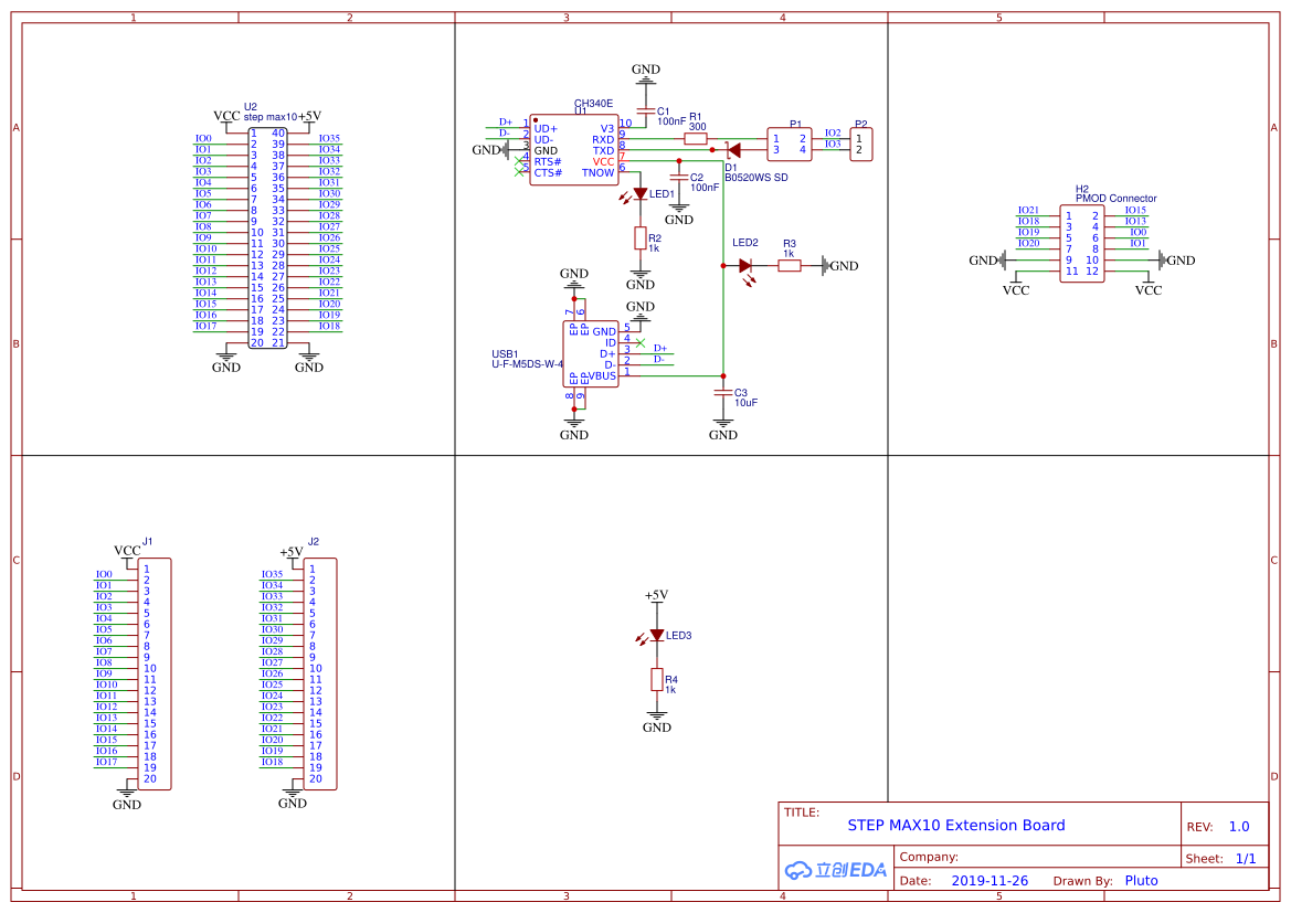STEP-FPGA-MAX10-Extension-Board - 嘉立创EDA开源硬件平台