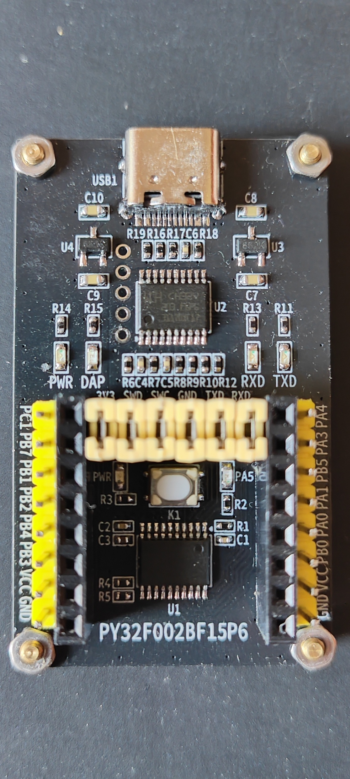 PY32F002B核心板 自带DAPLINK - 立创开源硬件平台