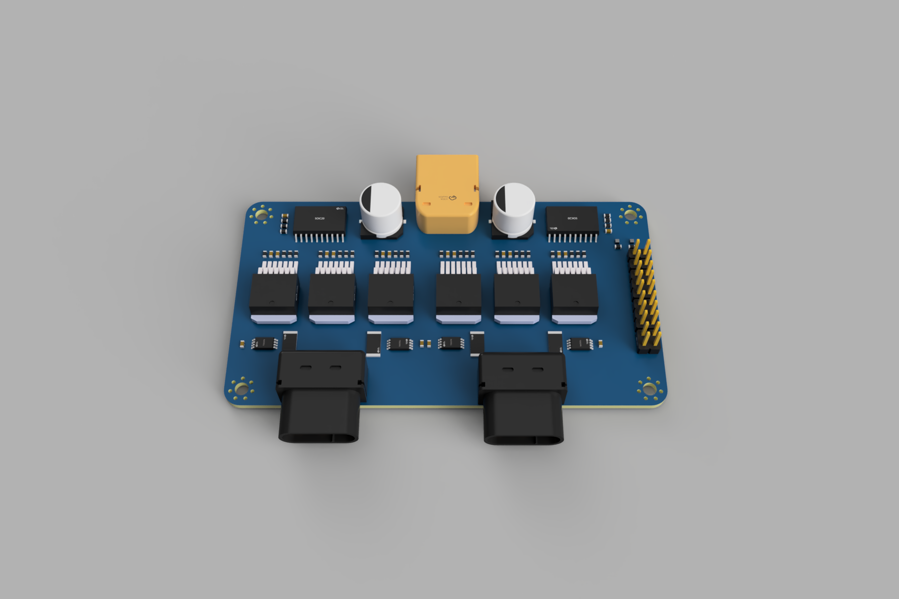 SIMPLEFOC_无刷电机大功率双通道驱动(优化布局) - 立创开源硬件平台