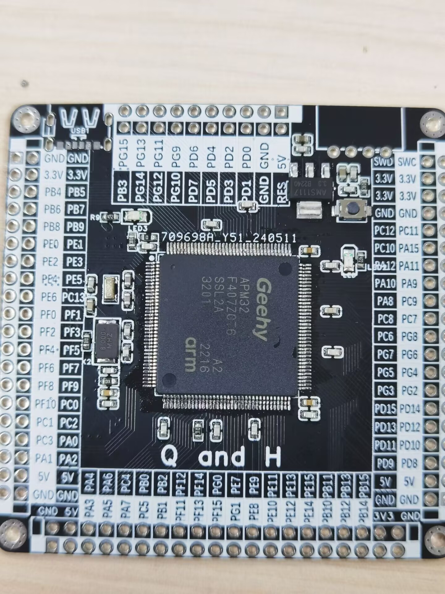 创社派-核心板pro（STM32F407ZGT6、ZET6） - 立创开源硬件平台