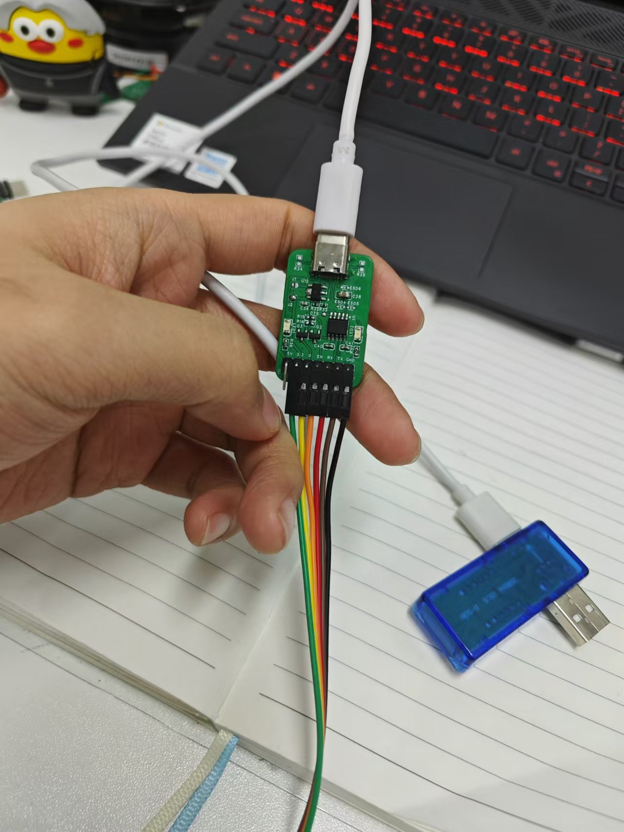 Esp32烧录器 Ch340k 烧录工具 立创开源硬件平台