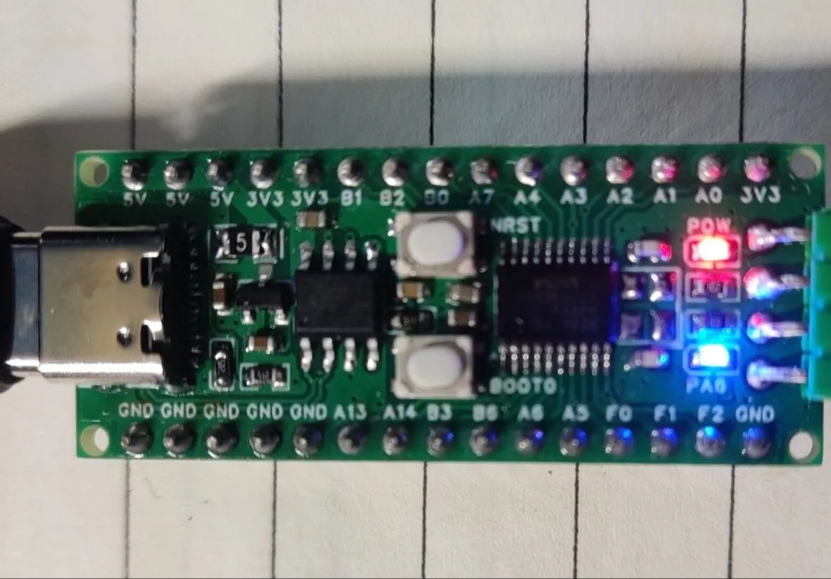 PY32F002AF15P6TU-Mini开发板 - 立创开源硬件平台