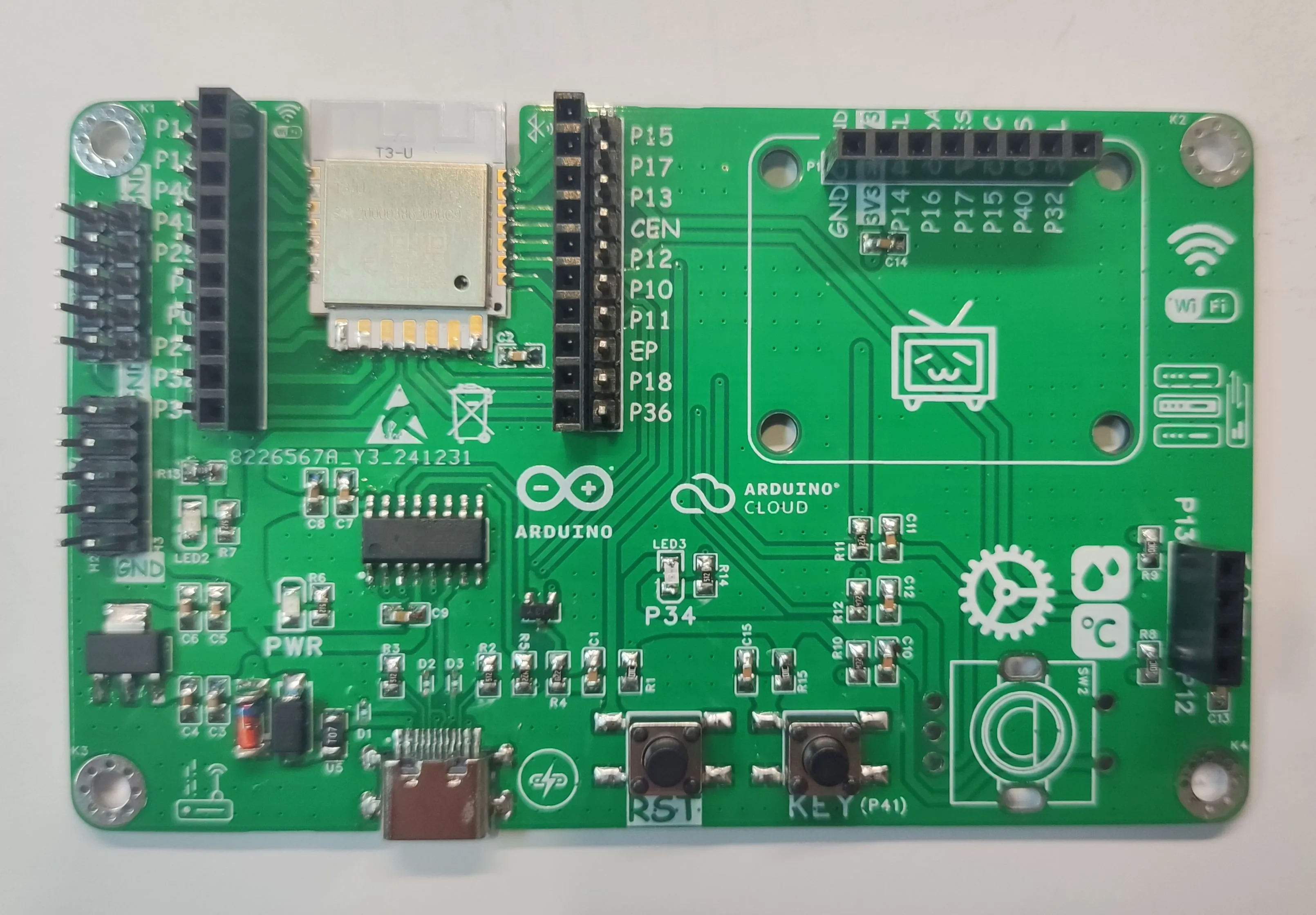 Tuya 涂鸦 T3-U 模组网络时钟设计 - 立创开源硬件平台