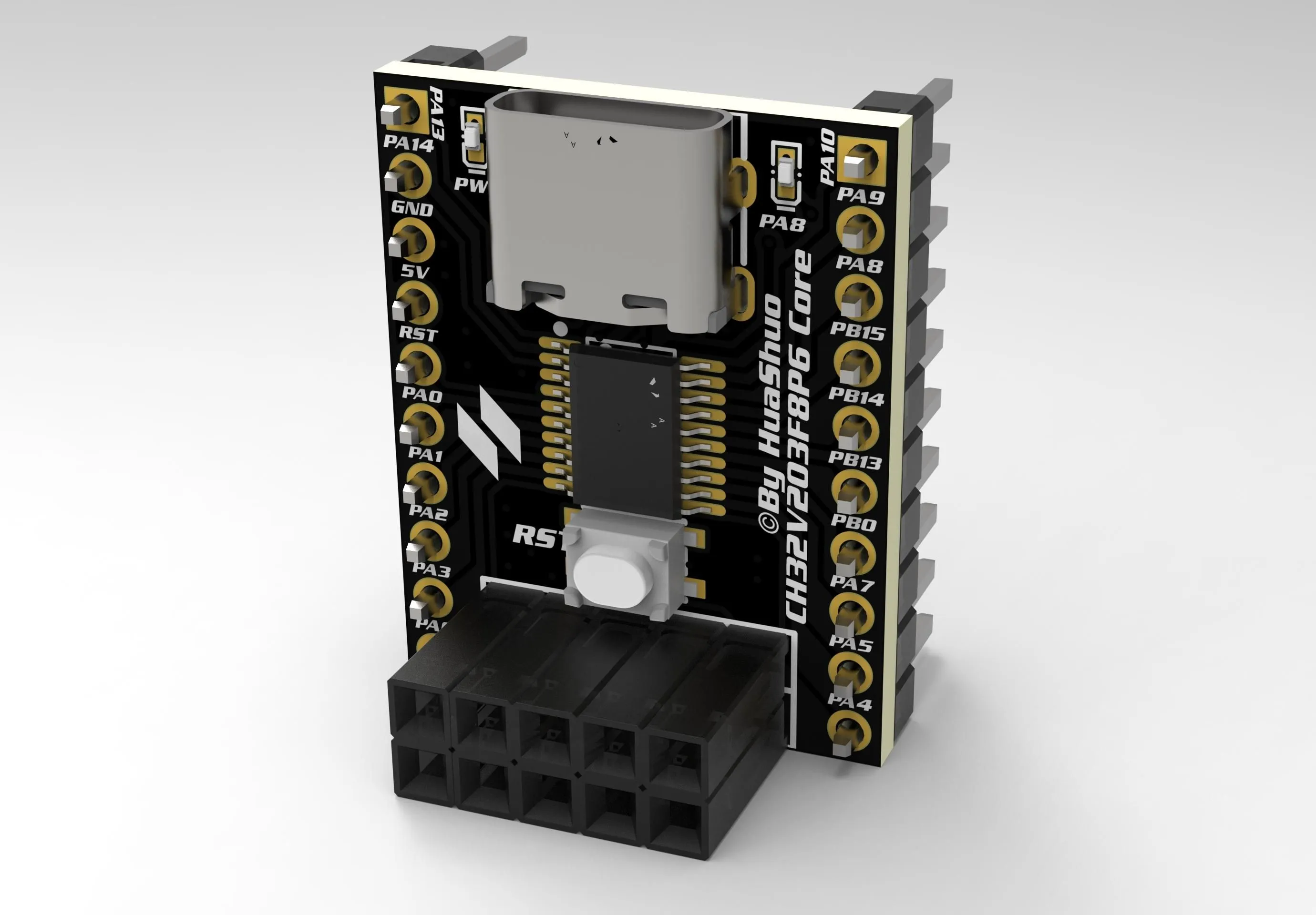 CH32V203F8P6核心板 - 立创开源硬件平台