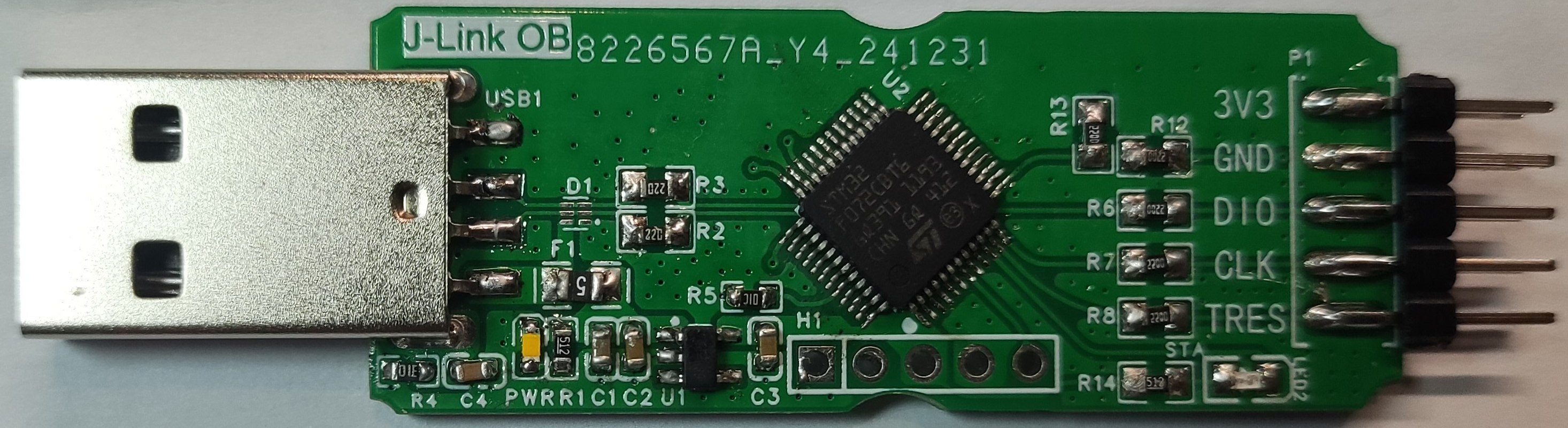 J-Link OB 改进版（含外壳） - 立创开源硬件平台