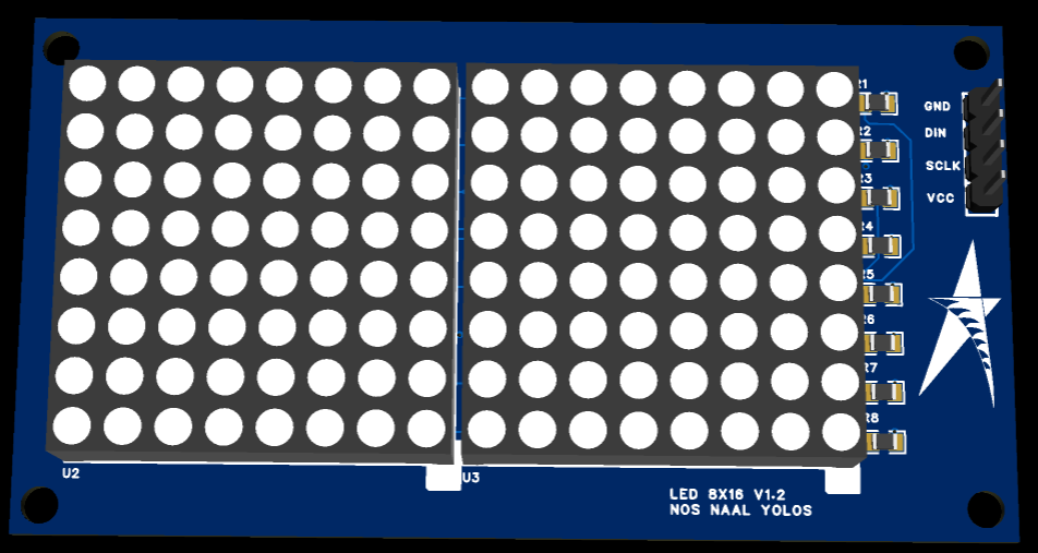 LED8x16 点阵 - 嘉立创EDA开源硬件平台