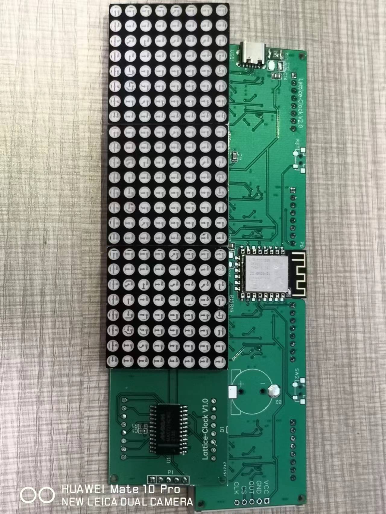 1588AUR矩阵时钟 - 立创开源硬件平台