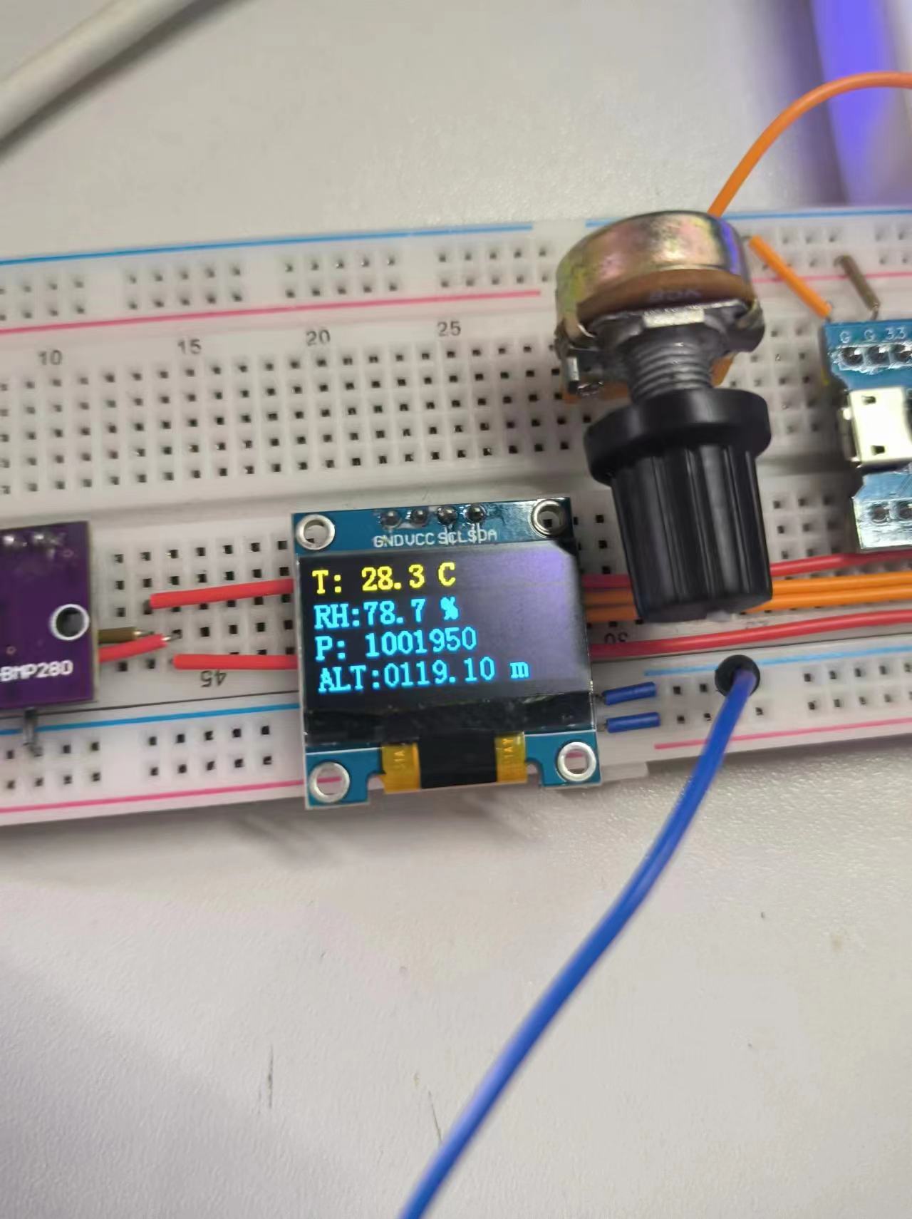 AHT20+BMP280 stm32 温度湿度气压计 - 立创开源硬件平台