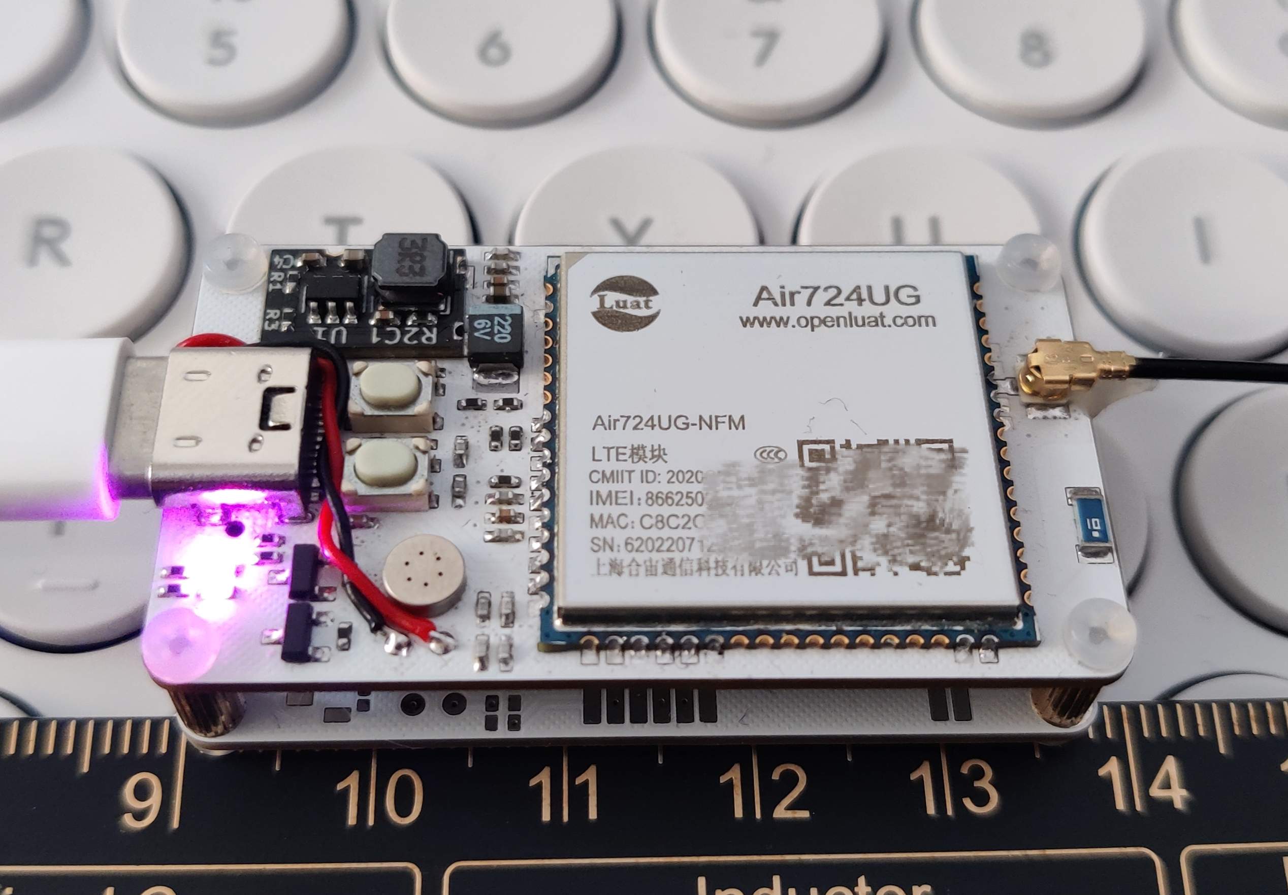 4G短信+语音通话开发板 合宙Air724UG - 嘉立创EDA开源硬件平台