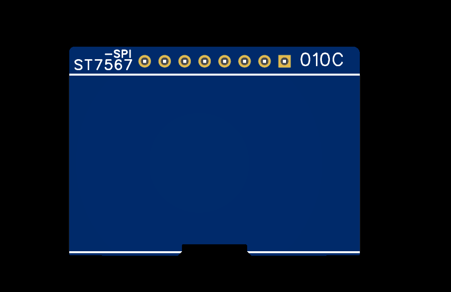 1.4寸 SPI串口屏 st7567 STN屏 010C - 立创开源硬件平台