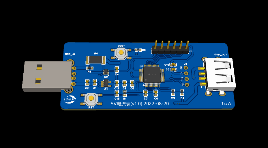 #第七届立创电赛#USB电流表 - 立创开源硬件平台
