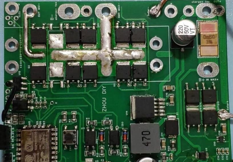 Esp8266远程功率监测ina226 2路输出控制、防倒灌 嘉立创eda开源硬件平台