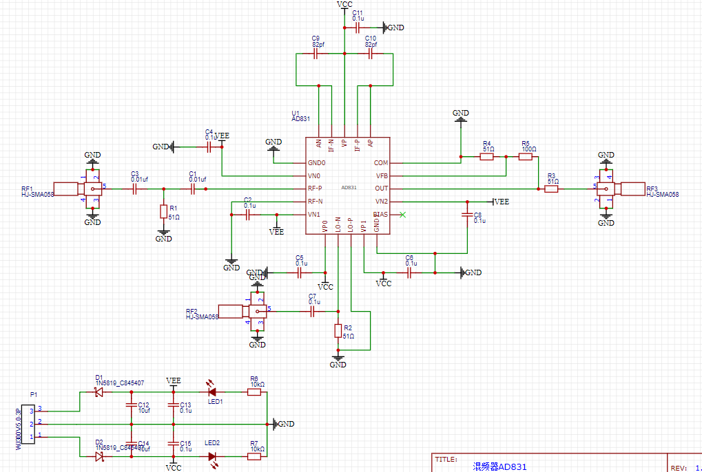 混频器AD831 - 立创EDA开源硬件平台