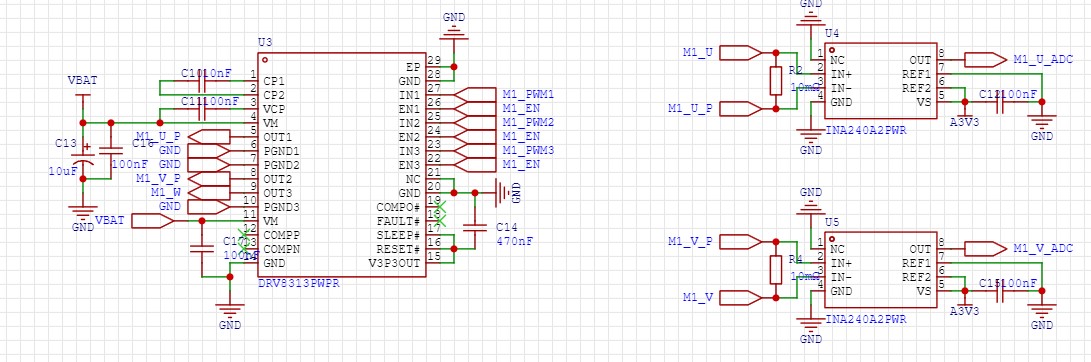 基于梁山派的双路Foc无刷驱动板设计 - 立创开源硬件平台