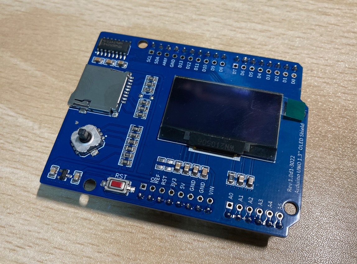 Arduino 1.3'' OLED Shield - 嘉立创EDA开源硬件平台