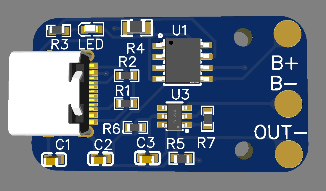 TC4056锂电池充放电模块 - 立创开源硬件平台