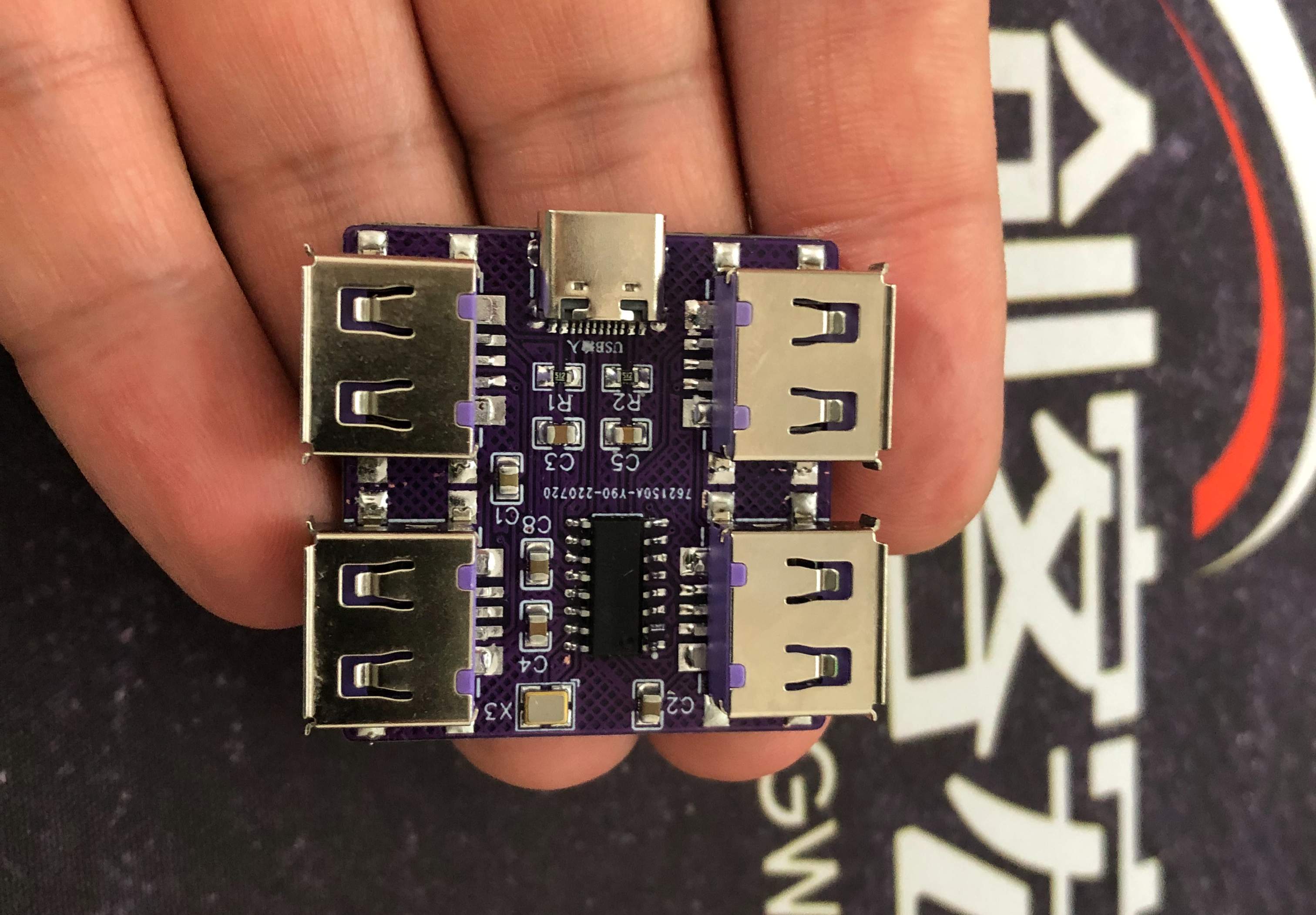 4口usb hub - 嘉立创EDA开源硬件平台