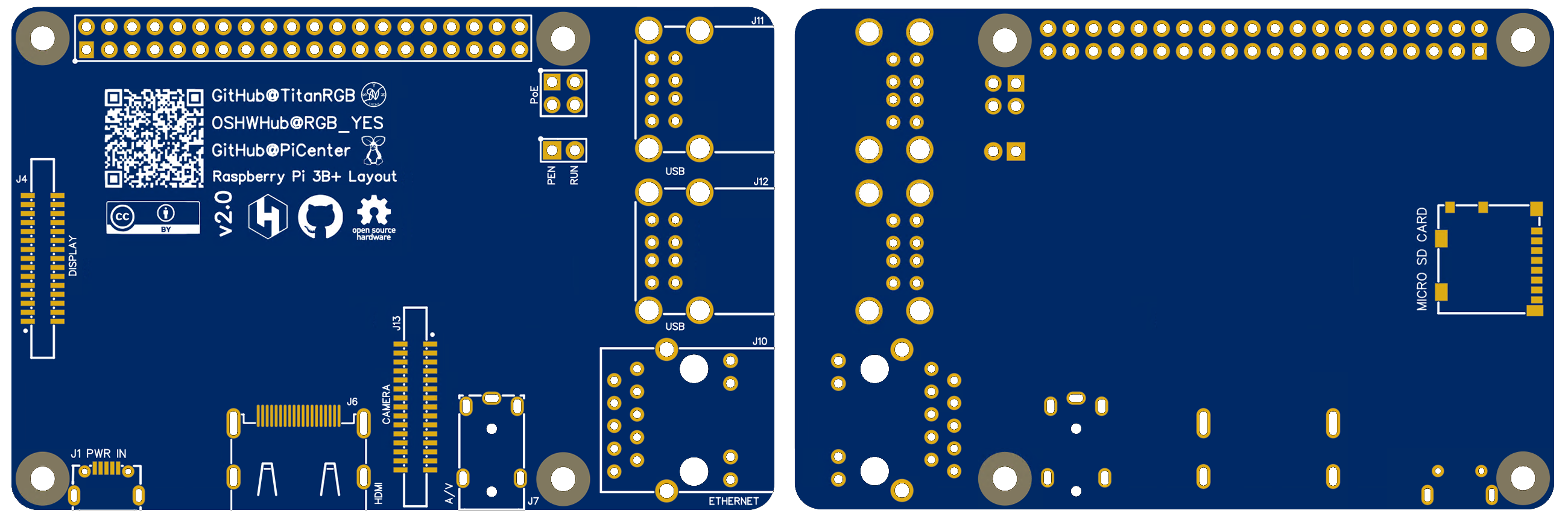 RaspberryPi3BP-Layout - 嘉立创EDA开源硬件平台