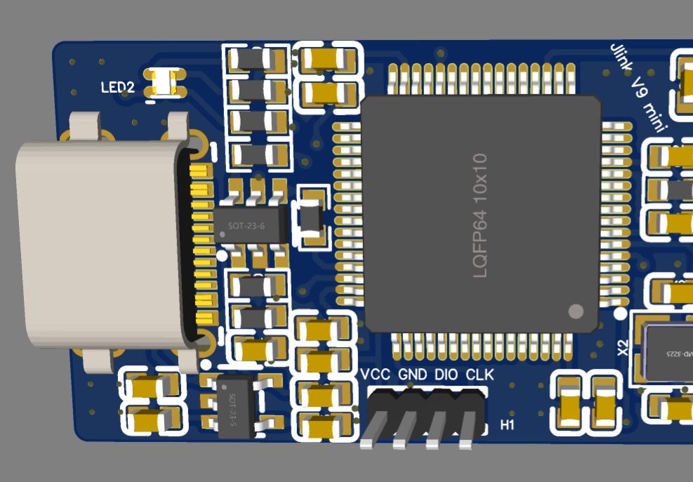 jlinkv9_mini - 嘉立创EDA开源硬件平台