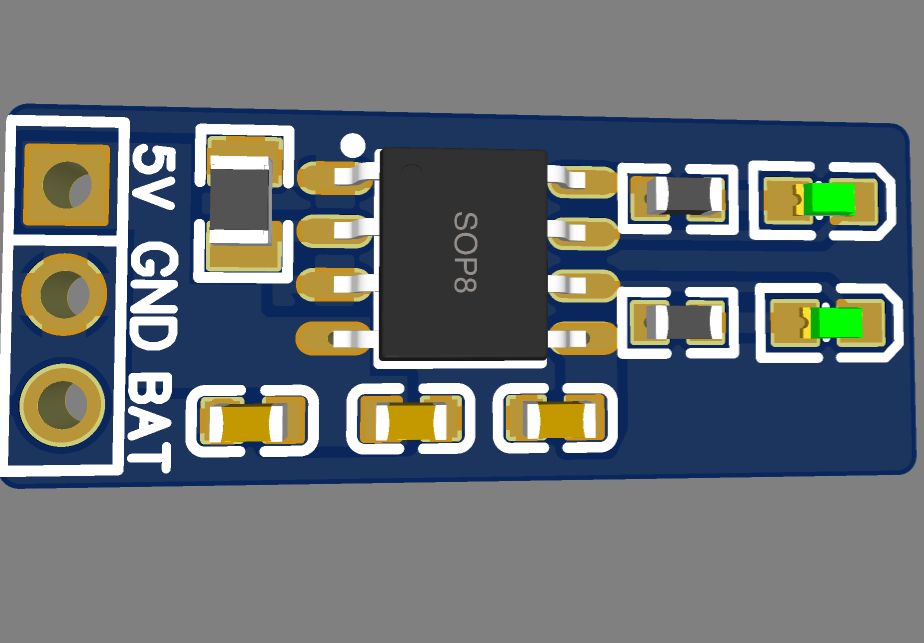 ME4057锂电池充电模块 - 立创开源硬件平台