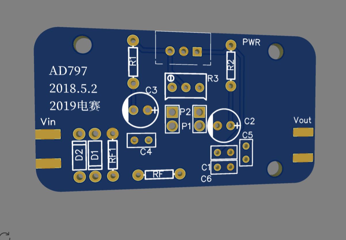 AD797前级放大器 - 立创EDA开源硬件平台
