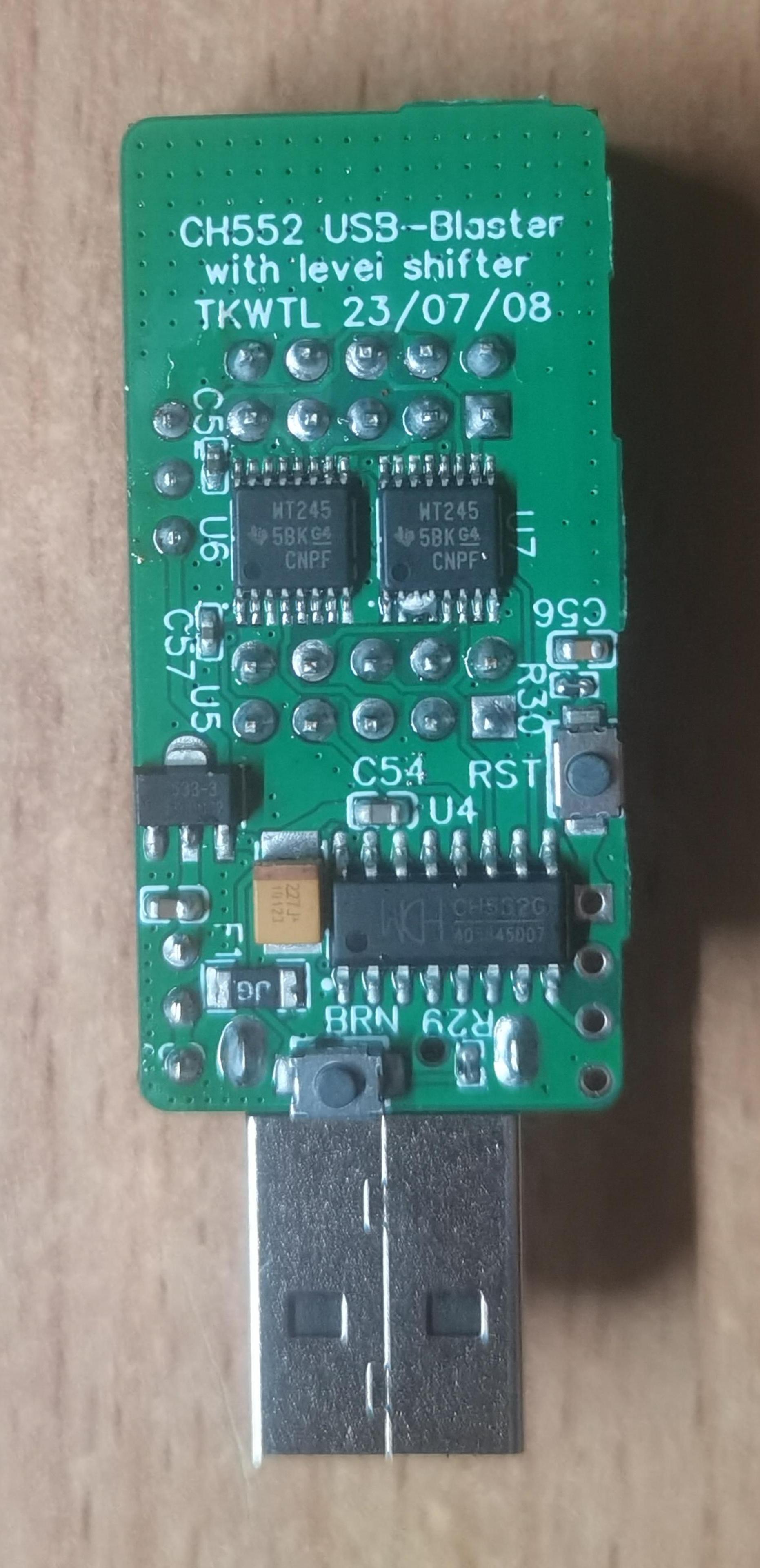 CH552带电平转换USB-Blaster - 立创开源硬件平台