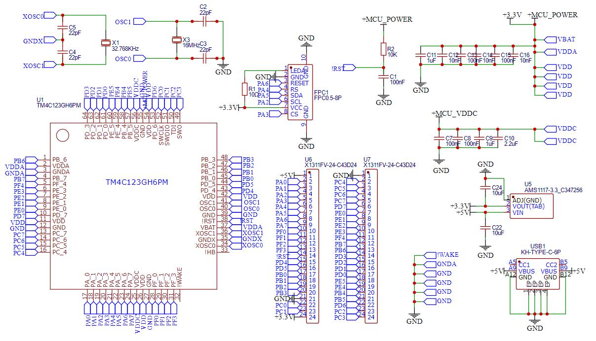 TM4C123G全面屏1.14寸核心板tiva - 立创开源硬件平台