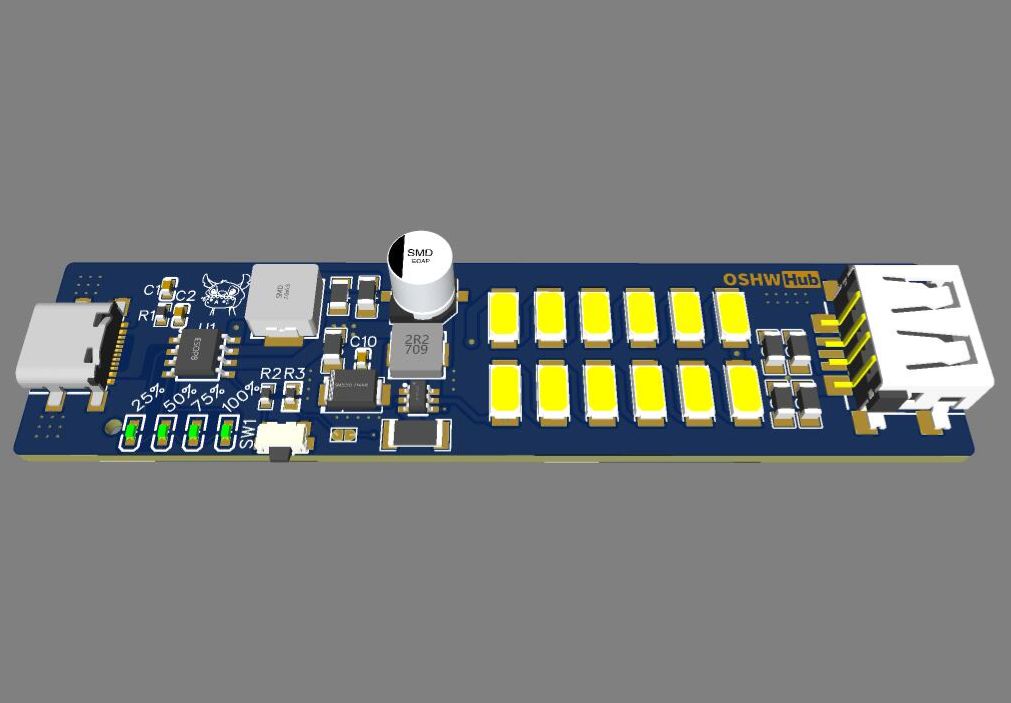 IP5306简易18650充电宝方案 - 立创EDA开源硬件平台