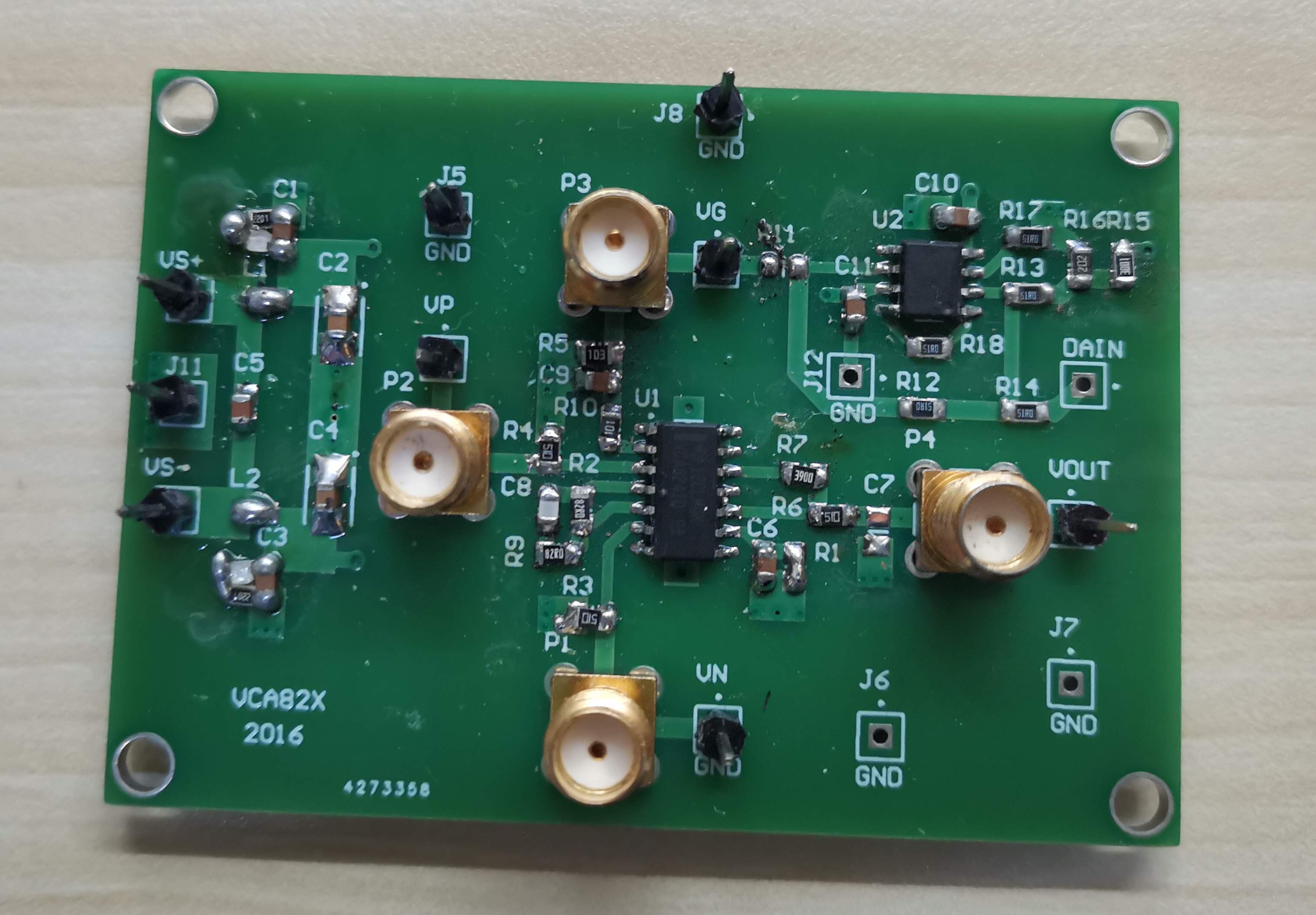 vca821高速程控放大器模块 - 立创开源硬件平台