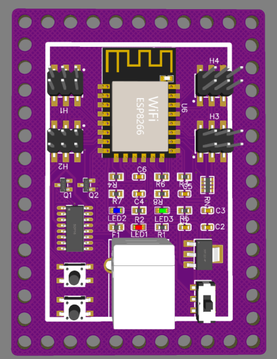 ESP8266开发板 - 嘉立创EDA开源硬件平台